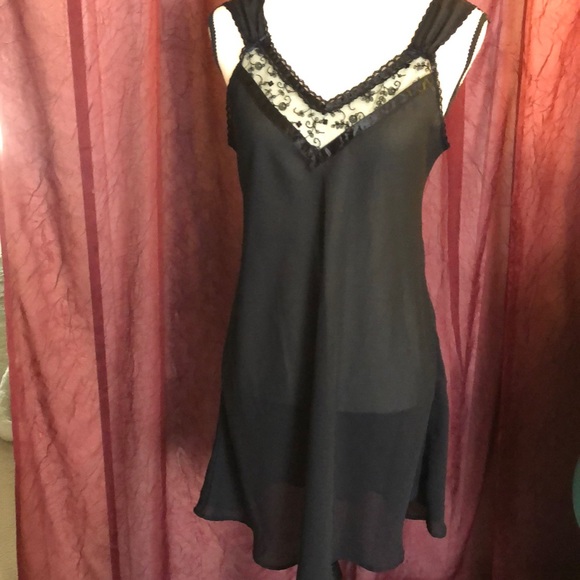 Intimates & Sleepwear | Womens Lace And Sheer Slip | Poshmark